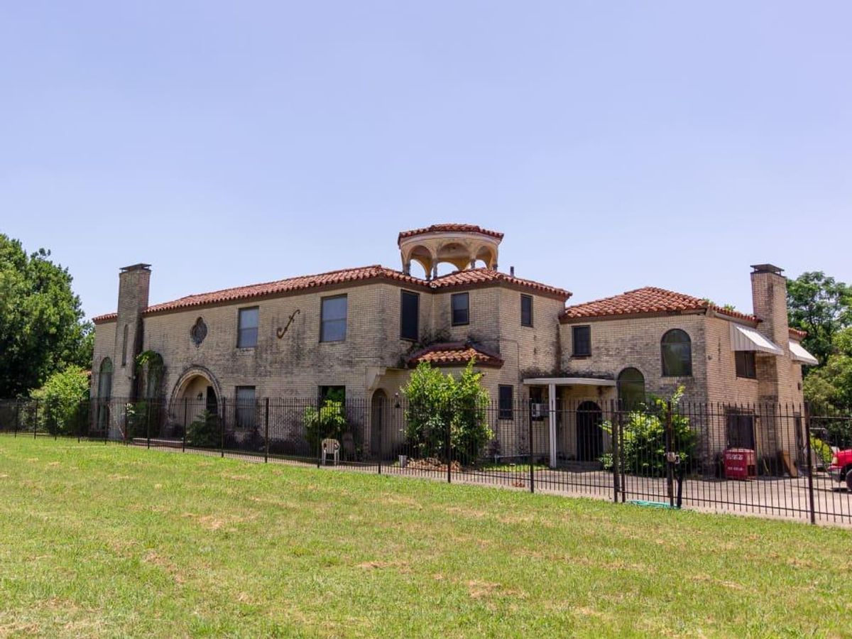 The home at 1425 N. Buckner Blvd. boasts Mediterranean-style ...