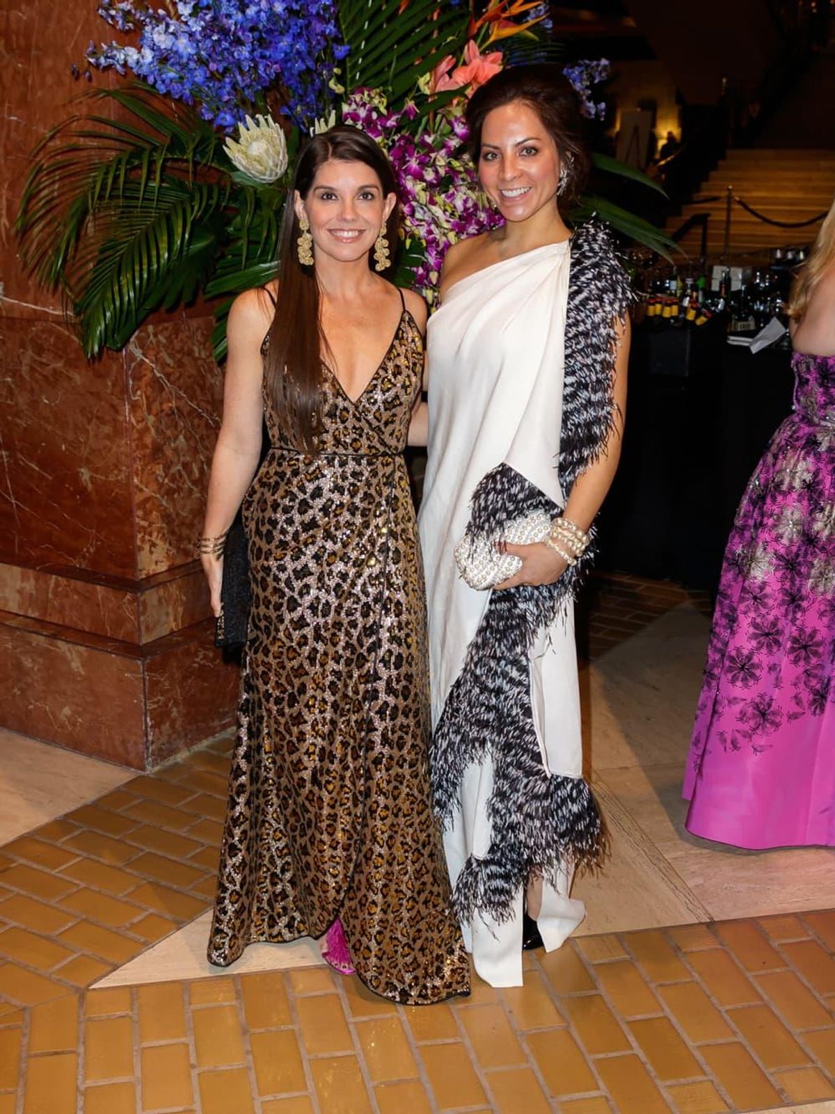 Marjon Henderson in Aidan Mattox, Samantha Wortley in Prabal Gurung ...