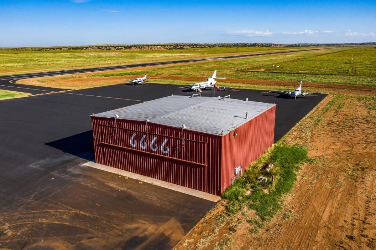 Fly in using the private landing strip and airport hangar. - CultureMap ...