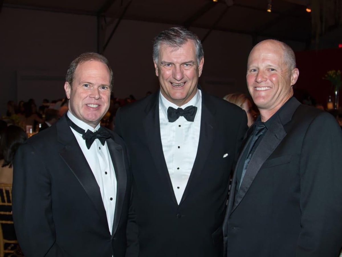 Alan Peppard, Mayor Mike Rawlings, Will Rose - CultureMap Dallas