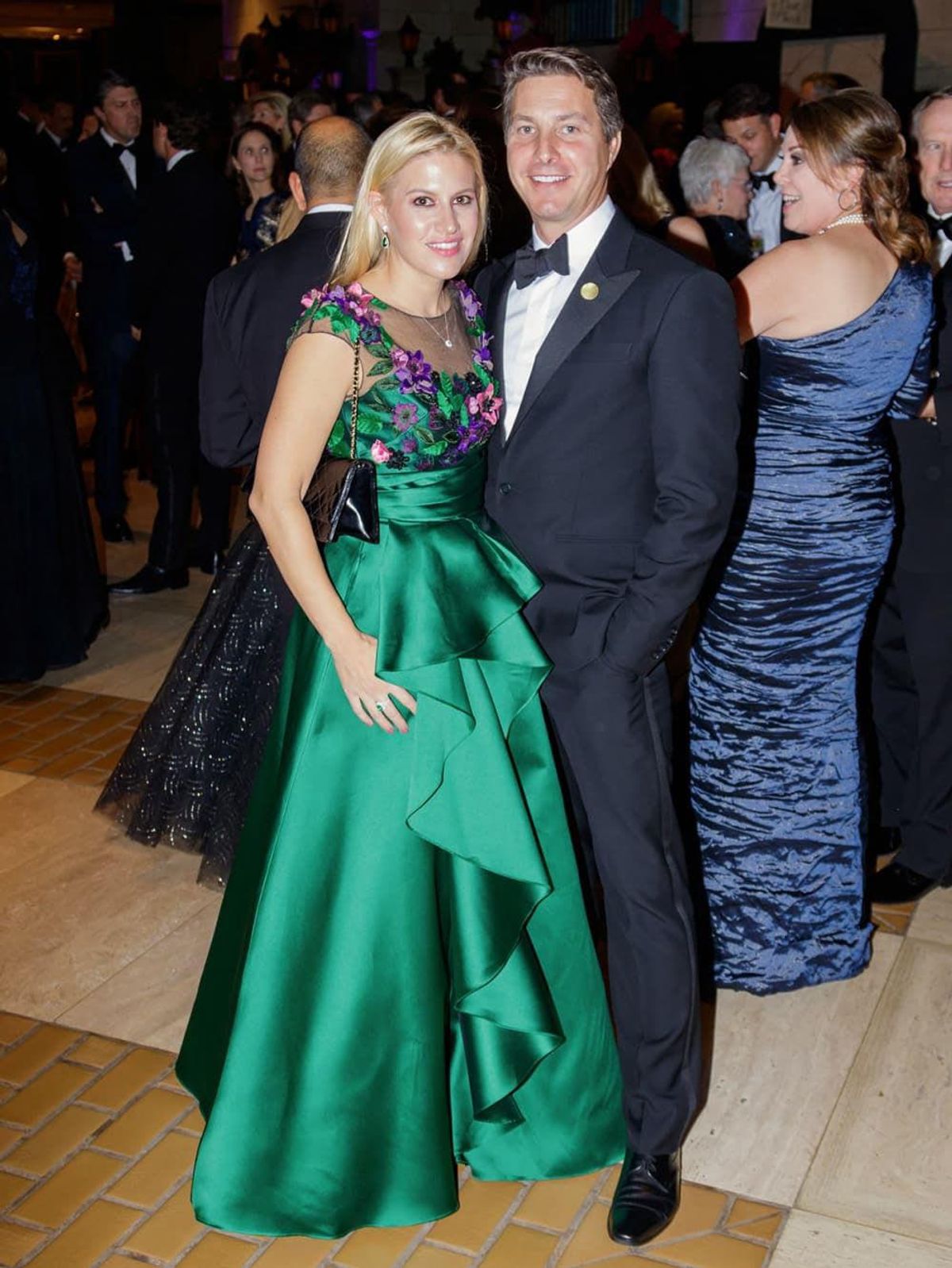 Amy Ward in Marchesa, Noah Ward - CultureMap Dallas