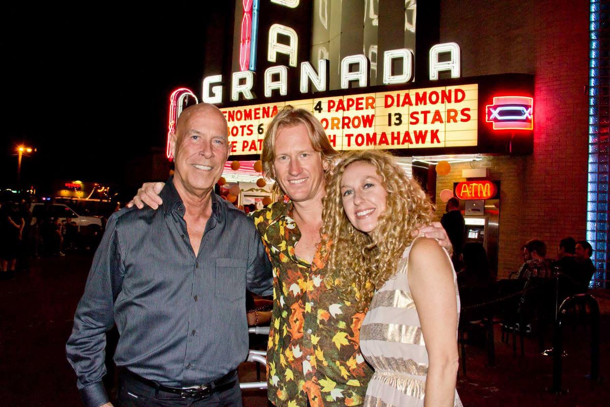 Pictured here: Angus Wynne, Michael Schoder and Julia Garton ...