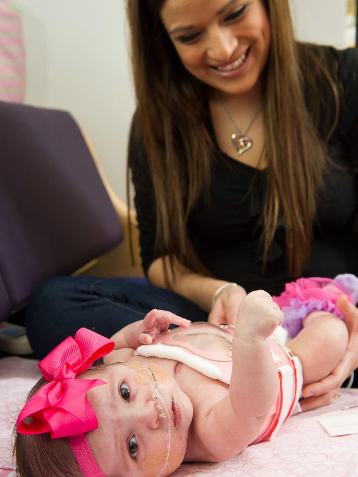 Ashley Cardenas prepares baby Audrina to leave Texas Children's ...