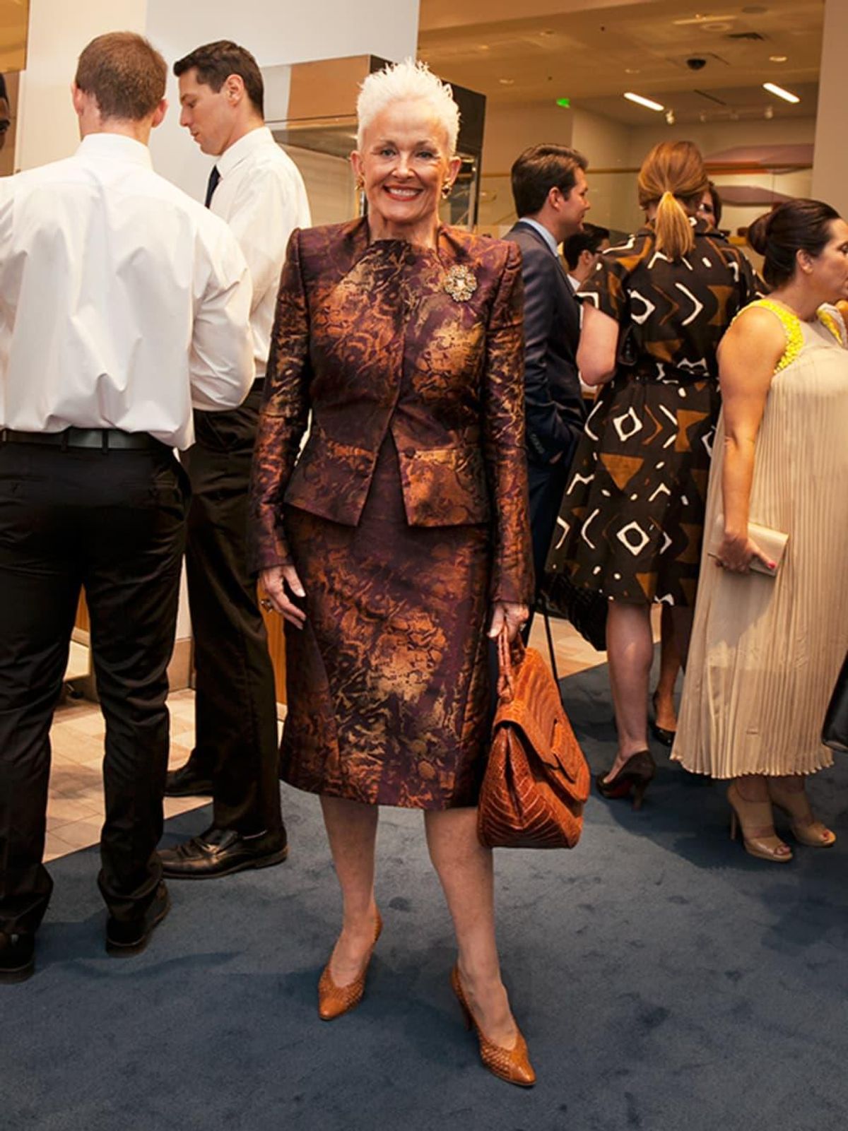 Barbara Daseke in Zac Posen. - CultureMap Dallas
