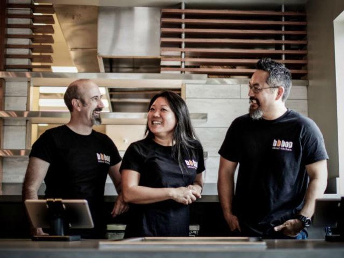 The BB Bop team (from left): Greg Bussey, Sandy Bussey and Steve Shin ...