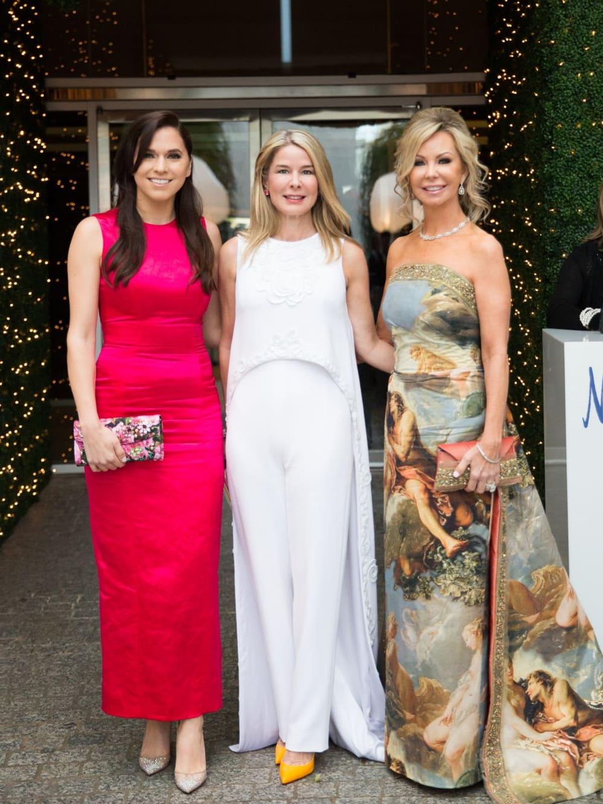 Bela Pjetrovic in Dior, Tracy Lange in Michael Faircloth, Lisa Cooley ...