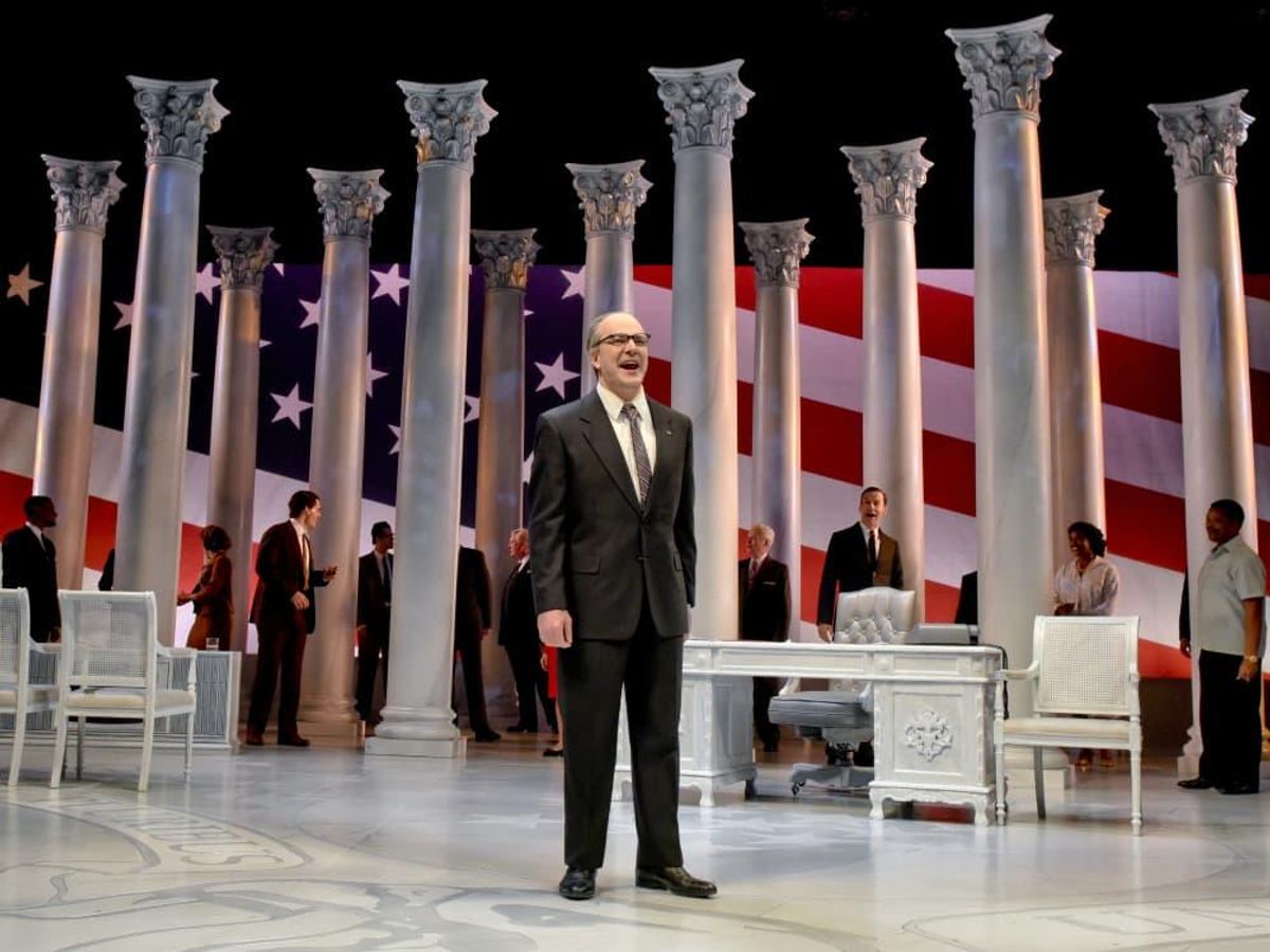 Brandon Potter stars at Lyndon Baines Johnson in All The Way at Dallas ...