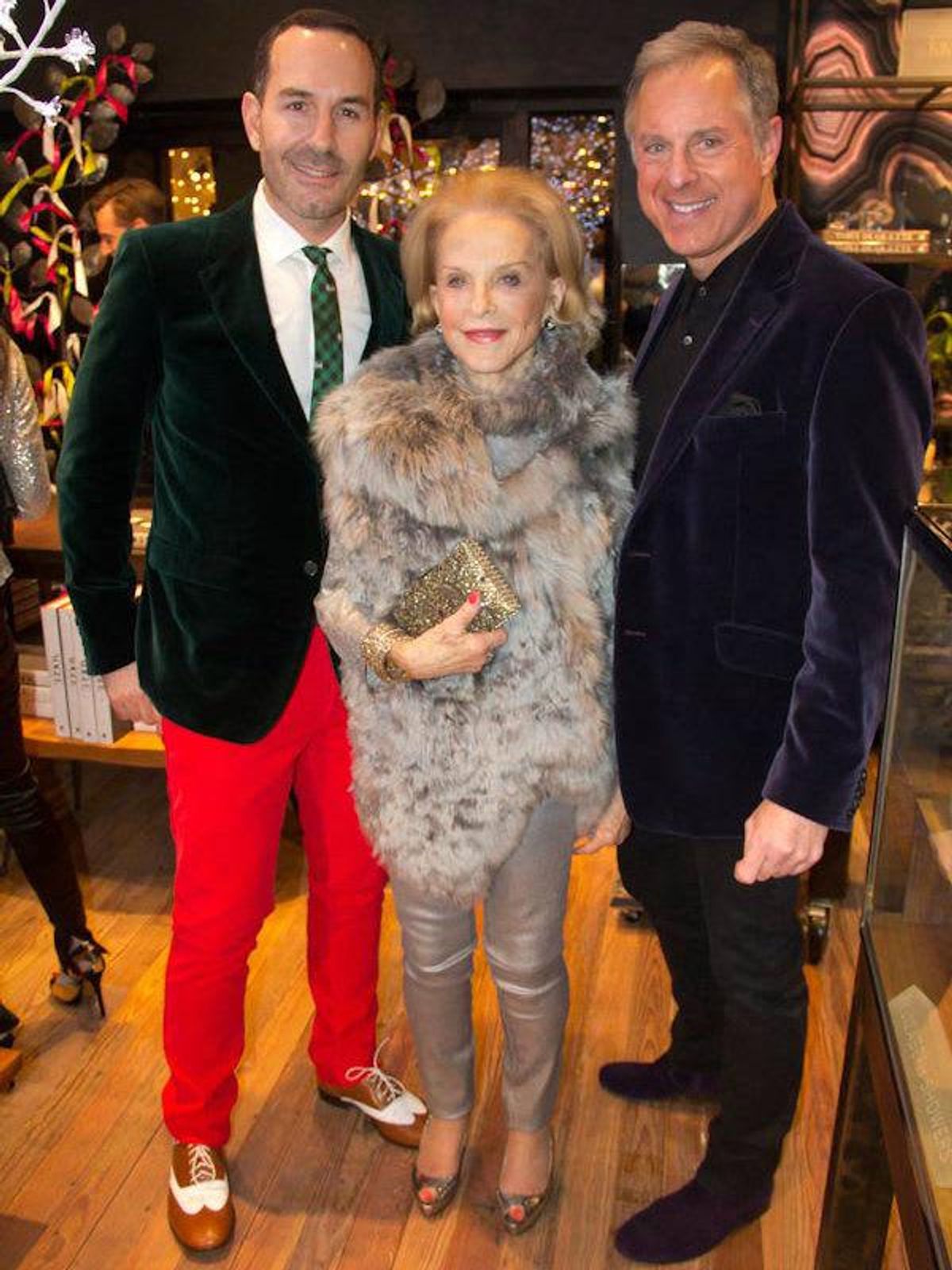 Nancy Dedman with Brian Bolke (left) and Brad Kelly (right) at a Forty ...