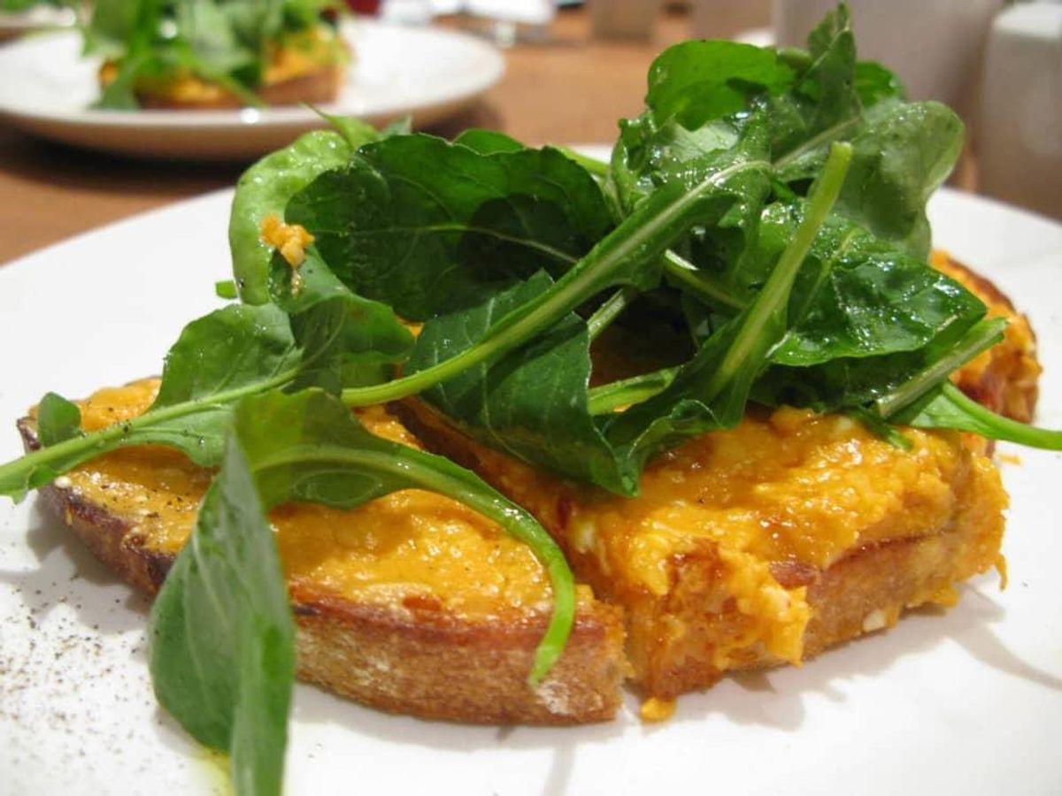 Nduja toast at CBD Provisions - CultureMap Dallas