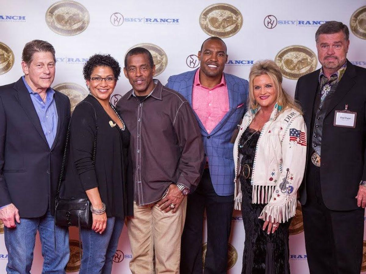 Charlie Waters, Janet Dorsett, Tony Dorsett, Darren Woodson, Judy Pogue ...
