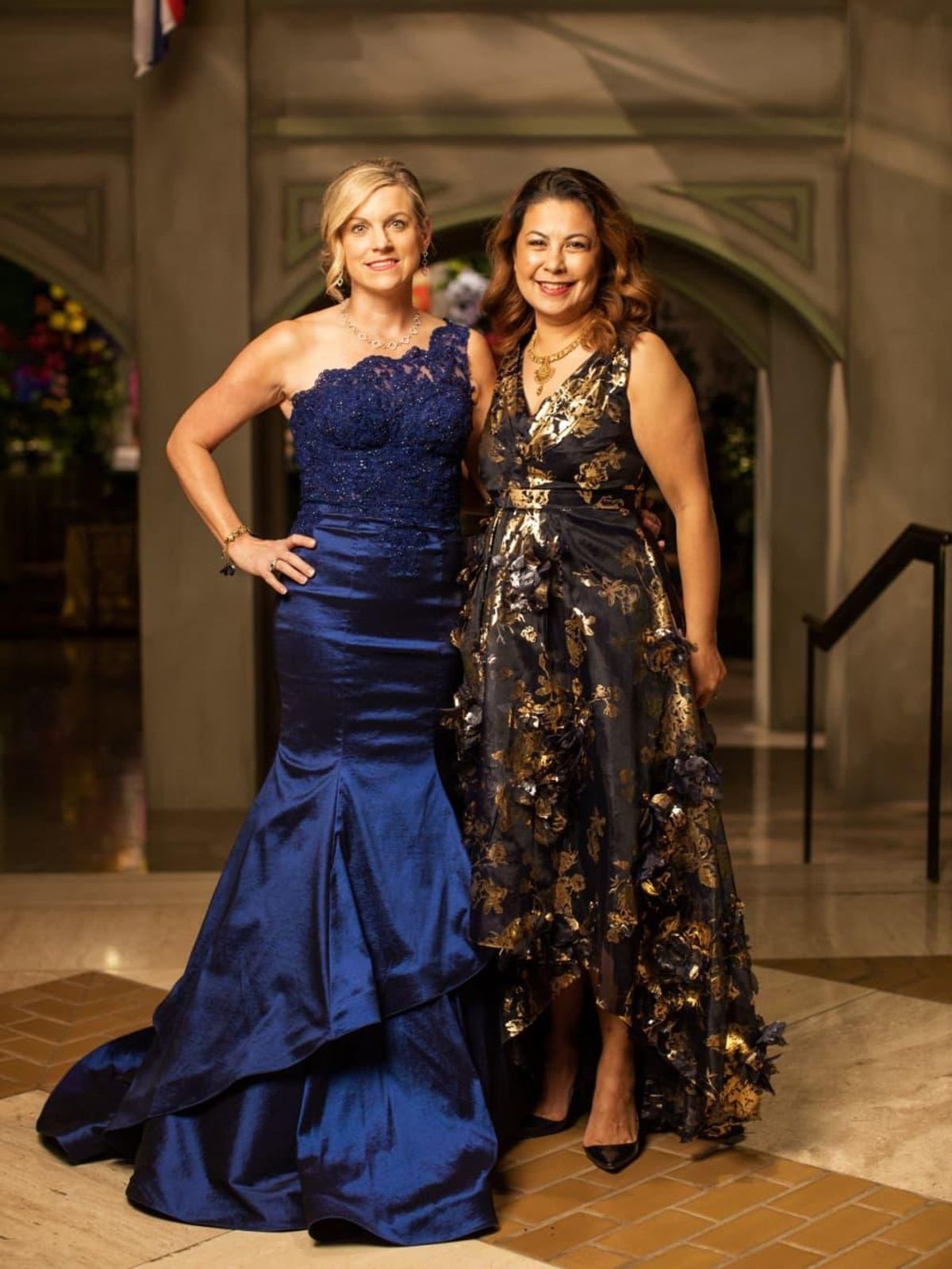 Jennifer Chandler (in Terry Costa), Charmaine Tang (in Marchesa ...