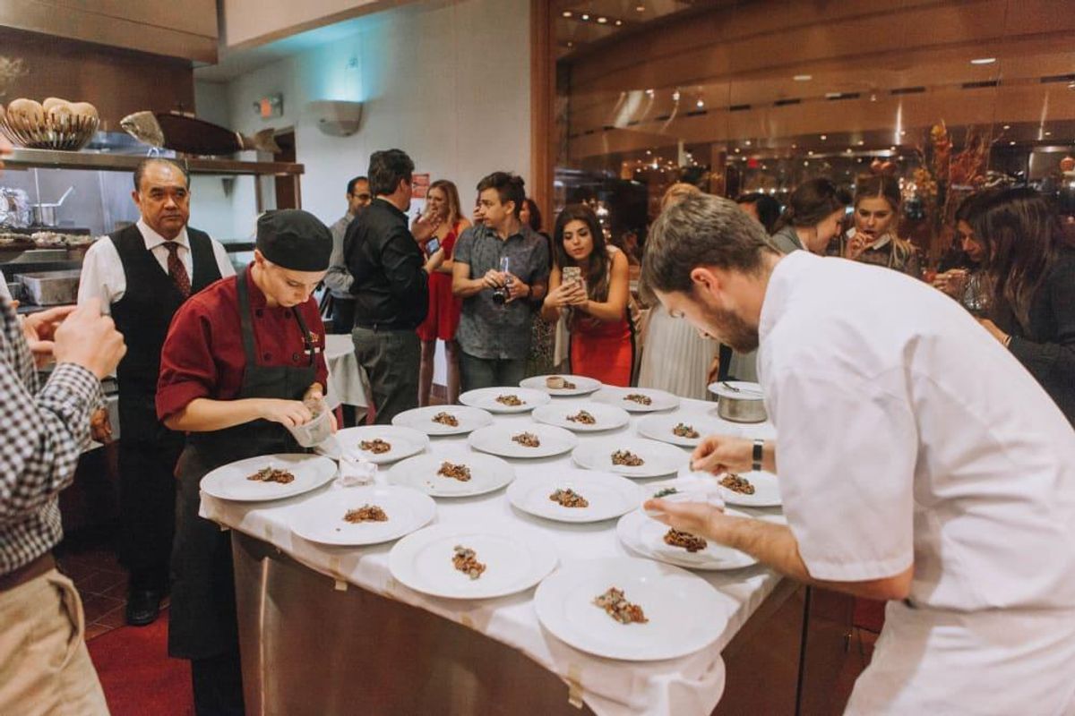 Chef Waiter prepares for a busy night of service. - CultureMap Dallas