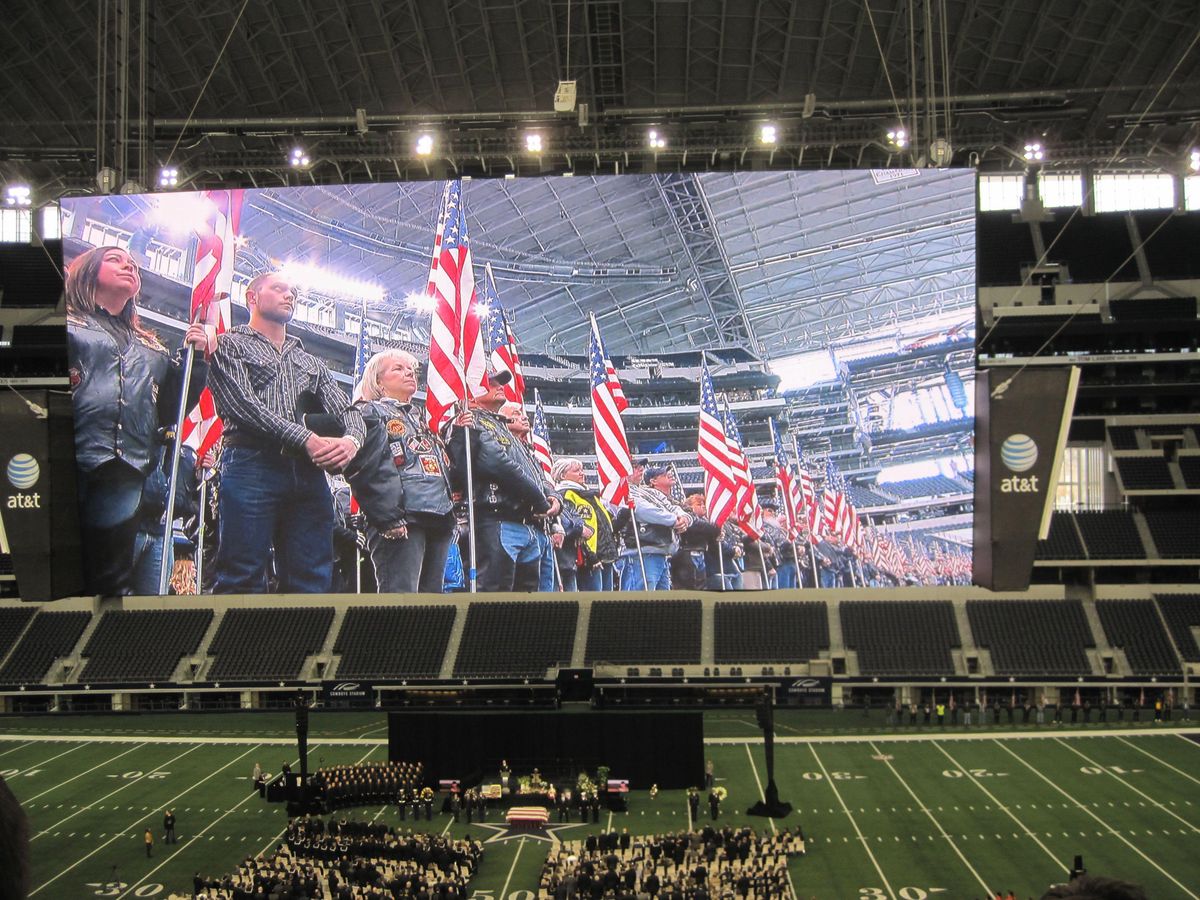 Hundreds of Honor Guard members paid their respects to Kyle for his ...