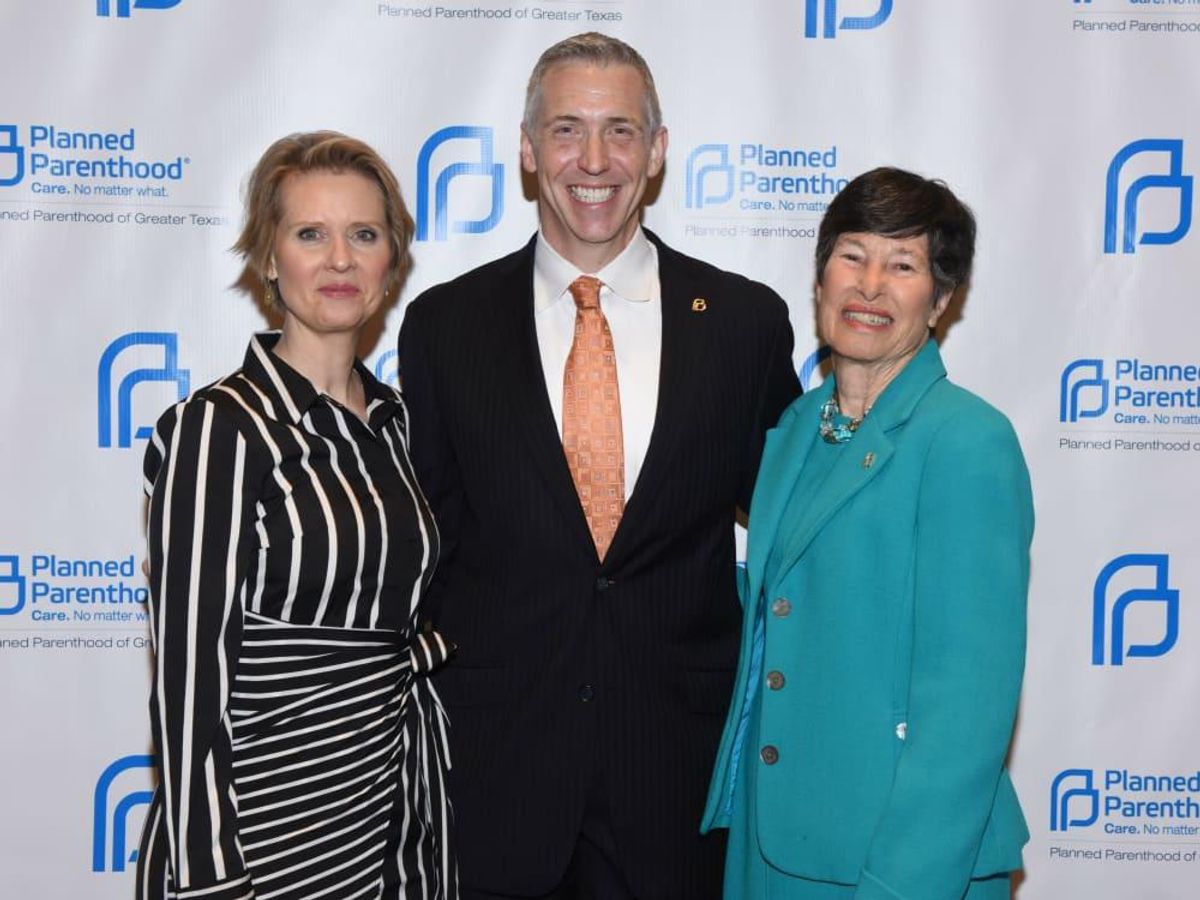 Cynthia Nixon, Ken Lambrecht, Lyda Hill - CultureMap Dallas