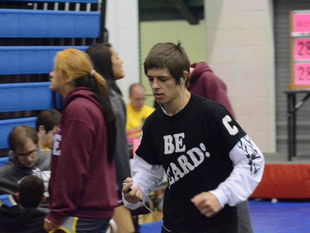 Dammion Heard was a state champion wrestler at Fossil Ridge High School ...