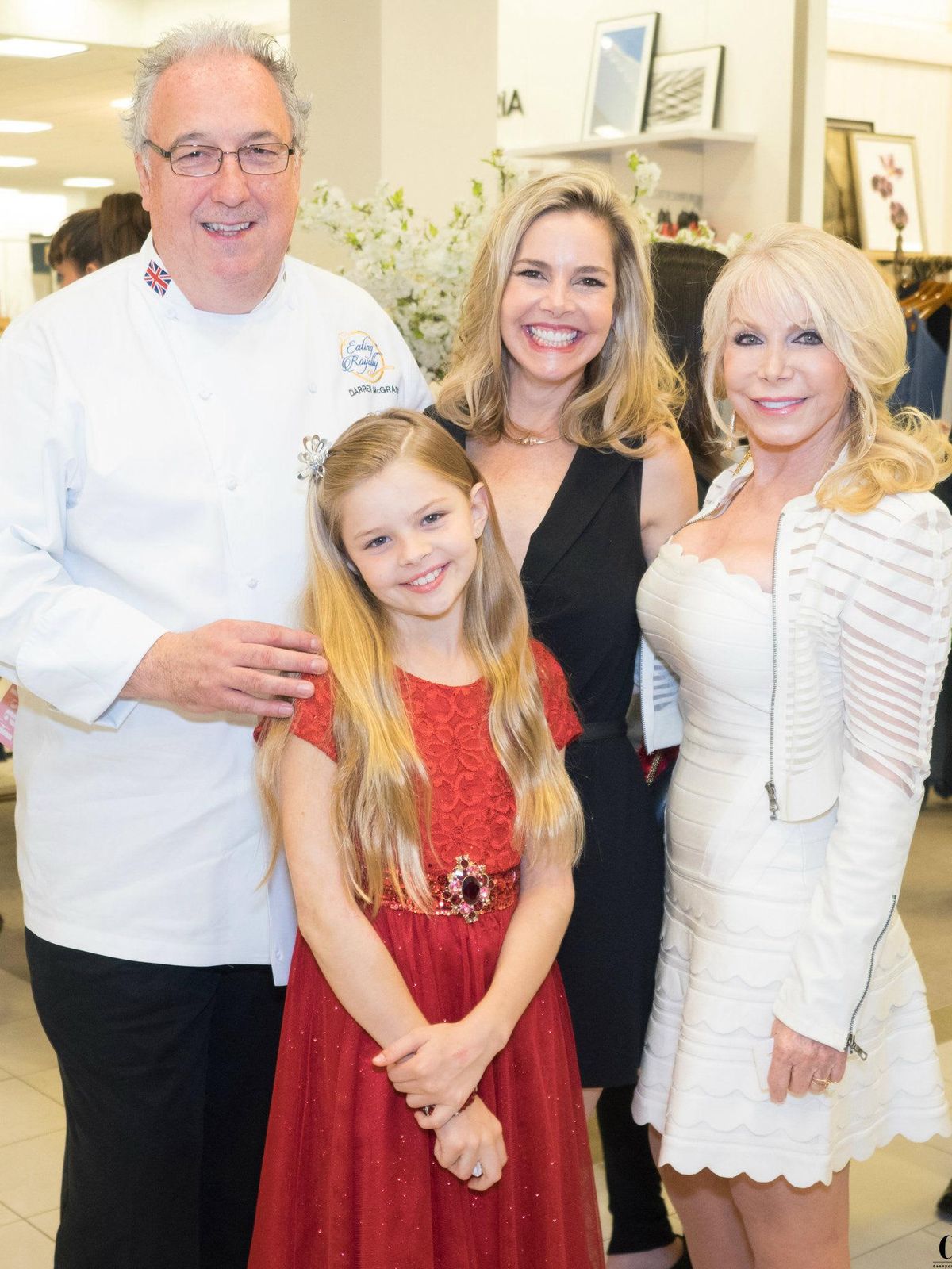 Darren McGrady, Amanda Ward, Tricia Sims, Elizabeth Ward - CultureMap ...