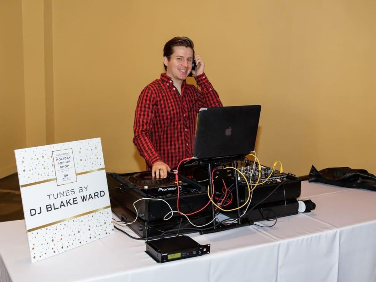 DJ Blake Ward kept the holiday spirit up with classic and contemporary ...