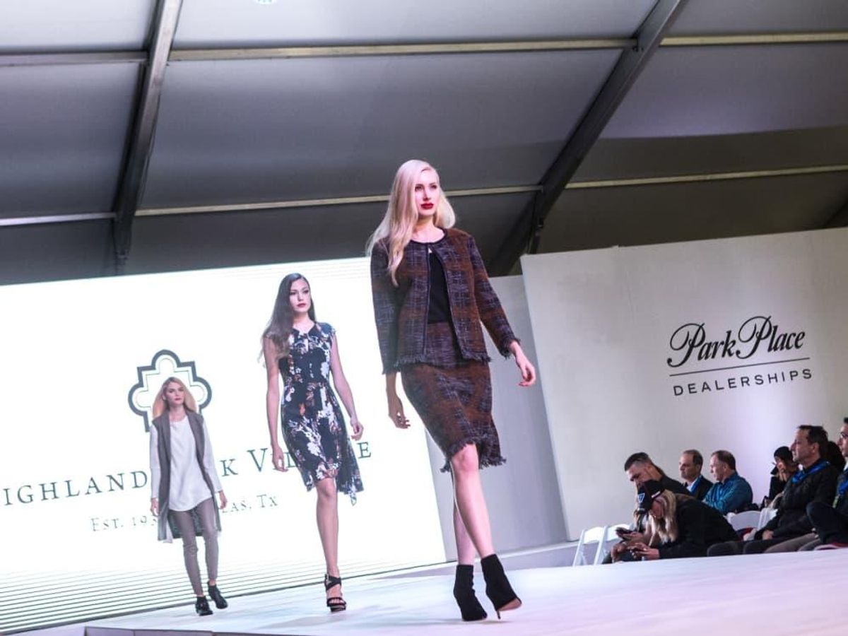 The Highland Park Village fashion show was produced by Jan Strimple ...