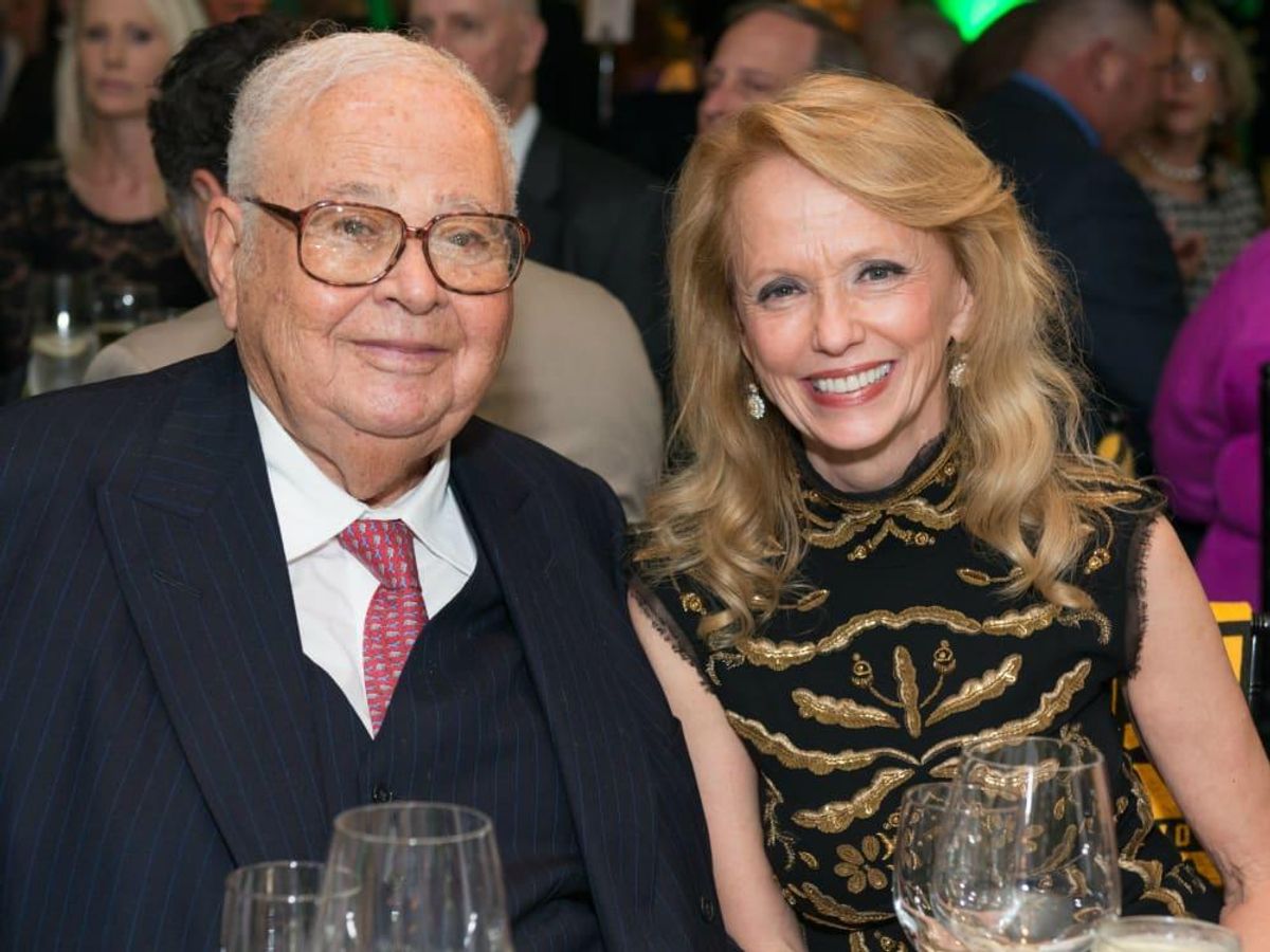 Fayez Sarofim and Susan Krohn, photographed at a fundraising dinner in ...