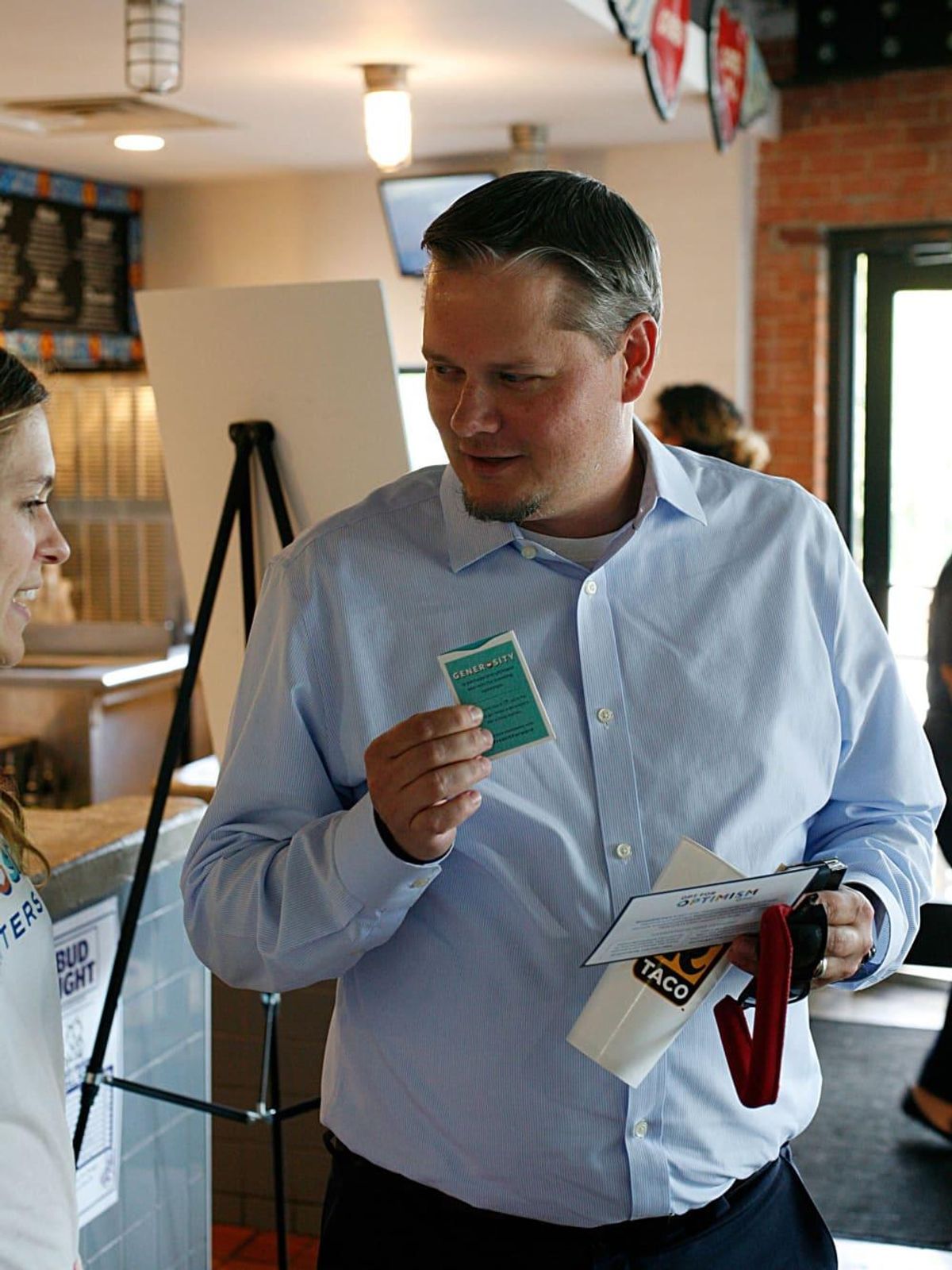 Corey Bearden learns how to "Frost it forward" with his cash card ...