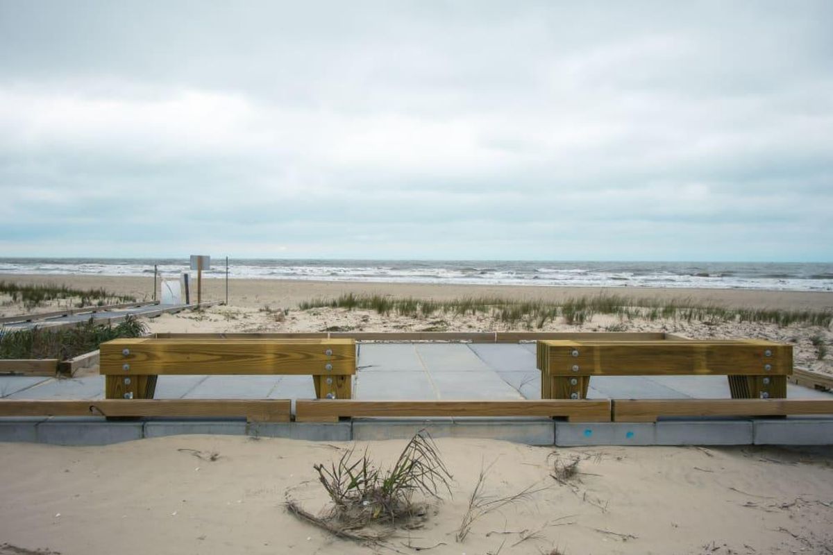 Boardwalk beachside seating. - CultureMap Dallas
