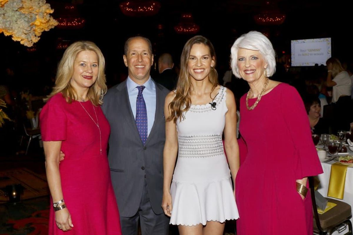Jane Hurst, Michael Hurst, Hilary Swank, Jan Langbein - CultureMap Dallas