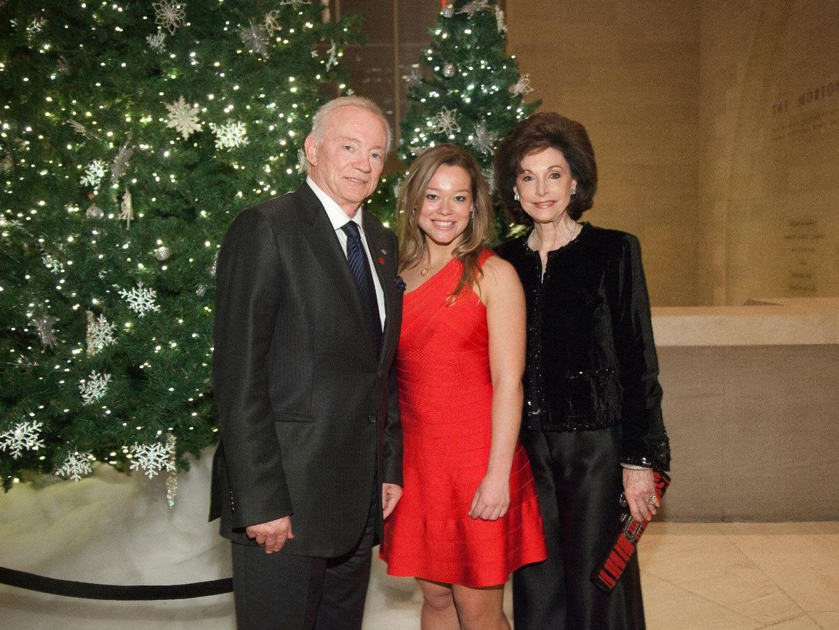 Jerry Jones, Haley Anderson, Gene Jones - CultureMap Dallas