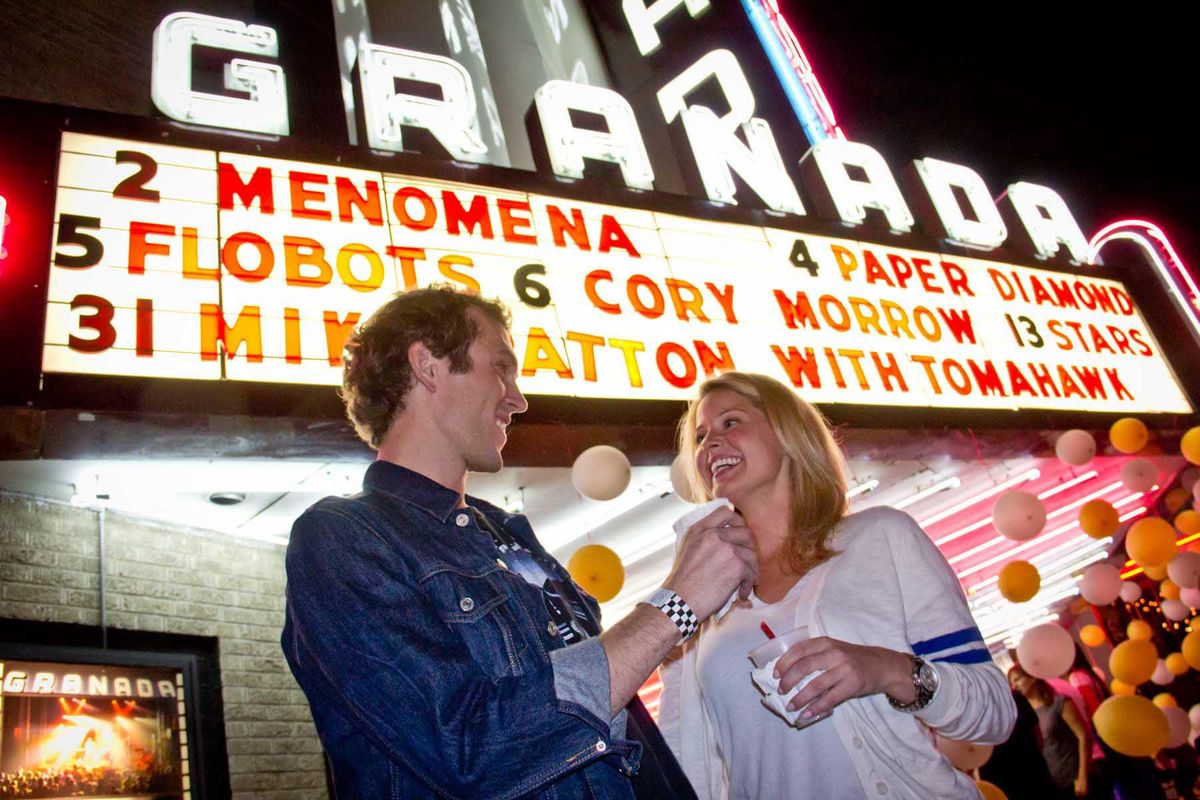 Pictured here: Josh Syvrud and Jill Brown, two among the many who came ...