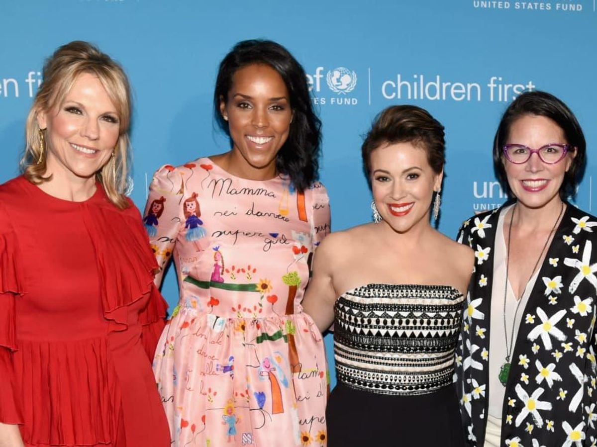Joyce Goss, Jessica Nowitzki, Alyssa Milano, Selwyn Rayzor - CultureMap ...