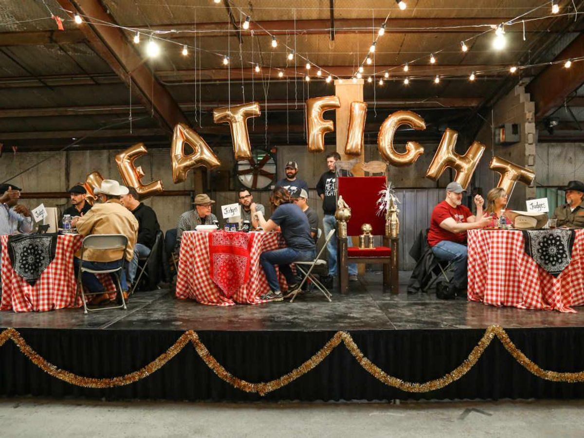 The judges at Meat Fight 2015. - CultureMap Dallas