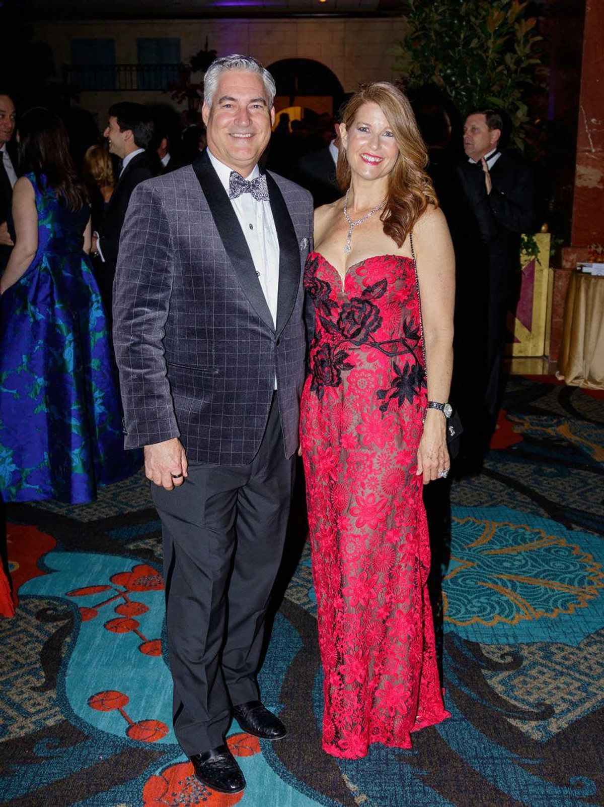 Kevin Dahlberg, Francie Moody-Dahlberg in Naeem Khan - CultureMap Dallas