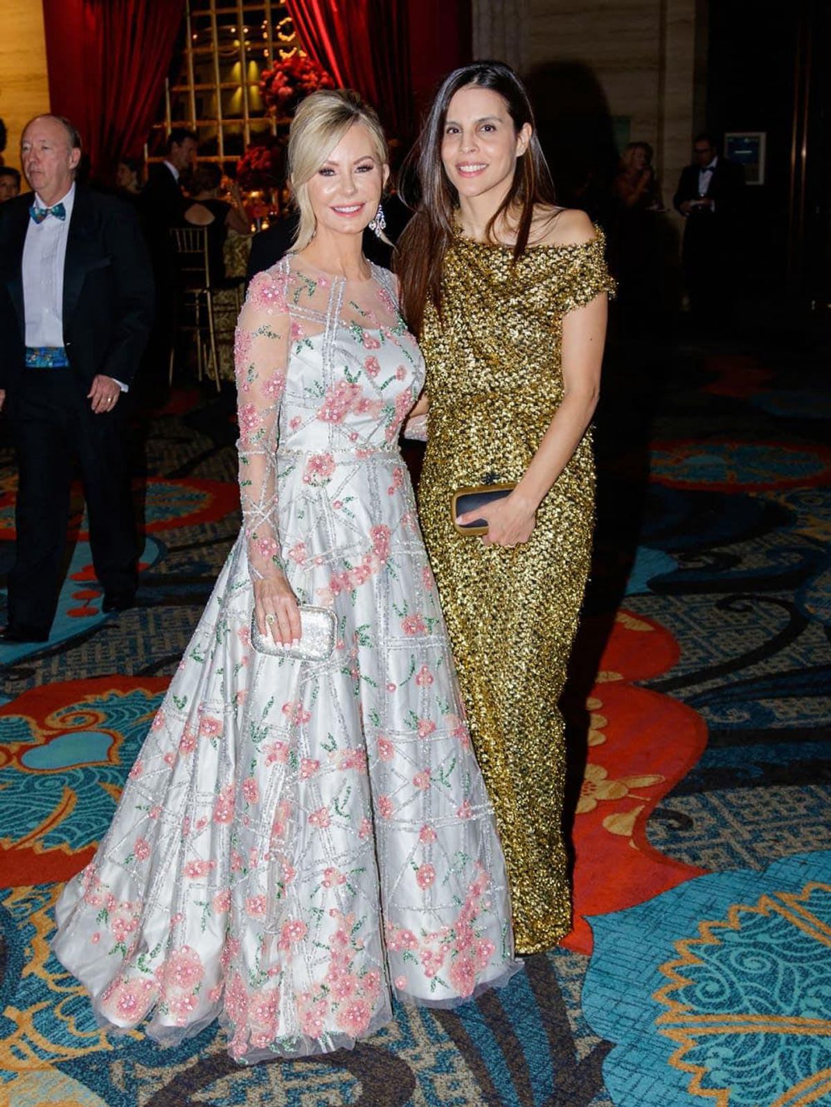 Lisa Cooley in Patti Flowers, Shandra Asarwi in Roland Mouret ...