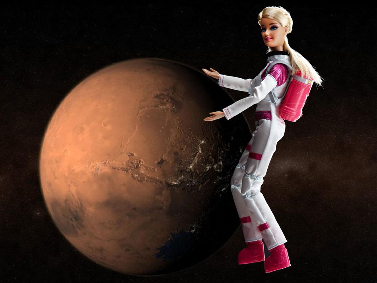 Mars Explorer Barbie was released in time for the Curiosity Rover's ...