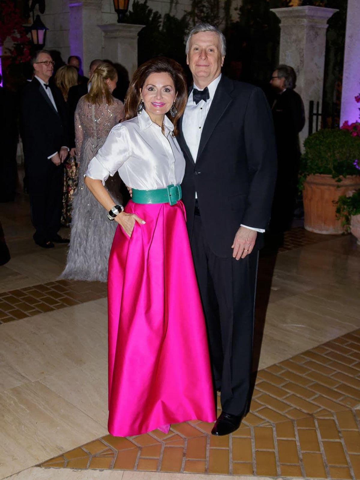 Melinda Knowles in Carolina Herrera, Mark Knowles - CultureMap Dallas