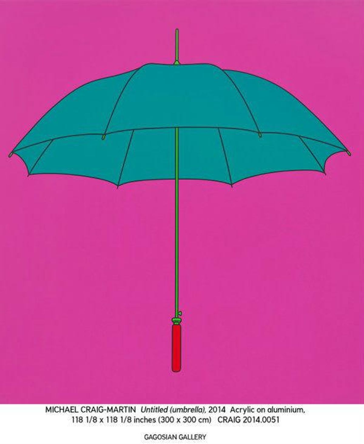 Untitled (umbrella) by Michael Craig-Martin. - CultureMap Dallas