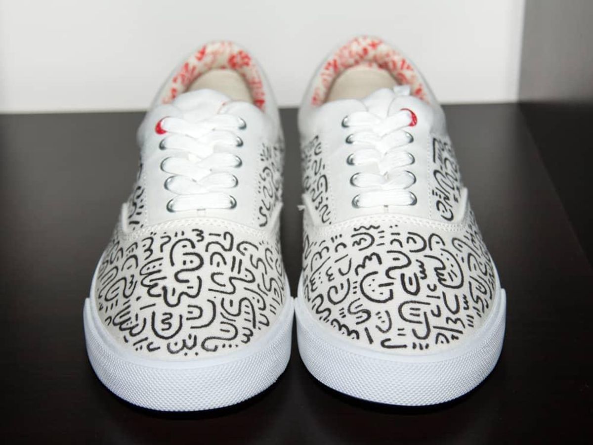 Need x BucketFeet limited-edition shoes hand-painted by Dallas artist ...