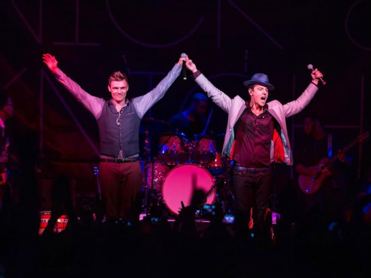 Nick Carter and Jordan Knight. - CultureMap Dallas