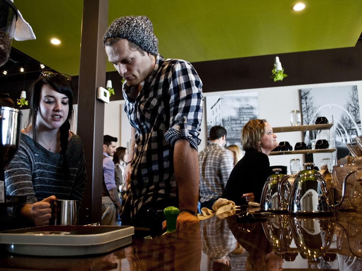 Everyone is learning the new machines, so Andrew Key trains with a new ...