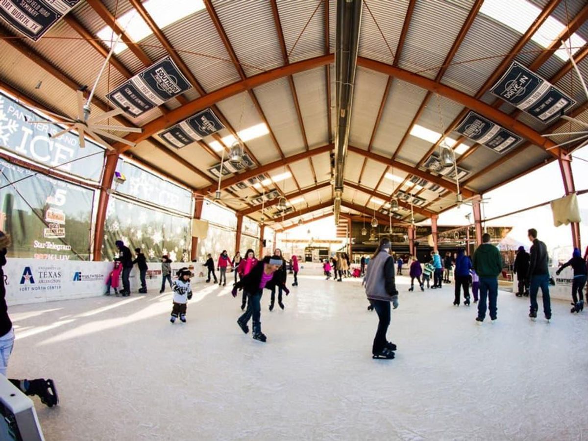 Outdoor ice skating comes to Coyote Drive-In in Fort Worth courtesy of ...
