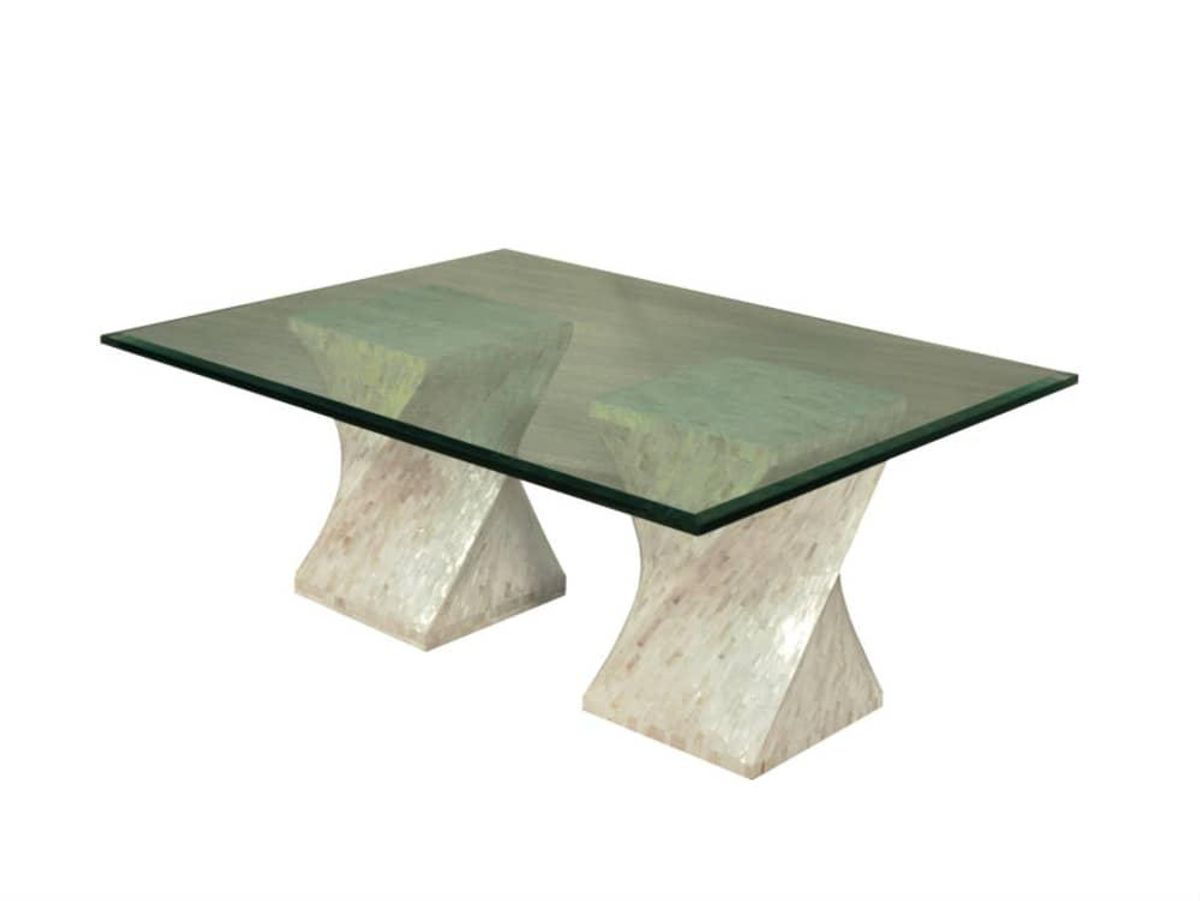 Table with twisted-base legs. - CultureMap Dallas