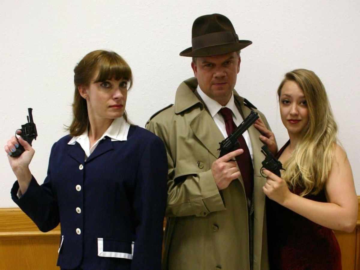 Valerie Horna, Gary Powers and Kristin Rea from Pocket Sandwich Theatre ...