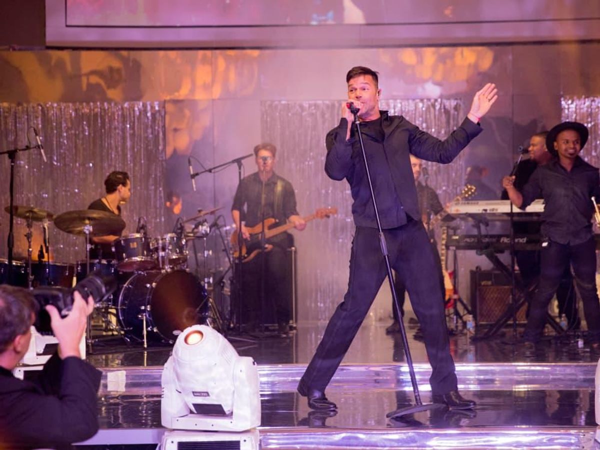 Ricky Martin was the featured entertainer. - CultureMap Dallas