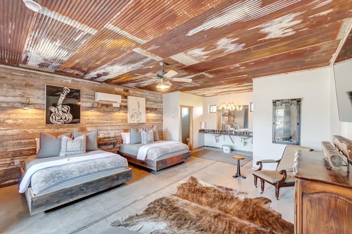 The "Pat Green Room" at Rocker B Ranch. - CultureMap Dallas