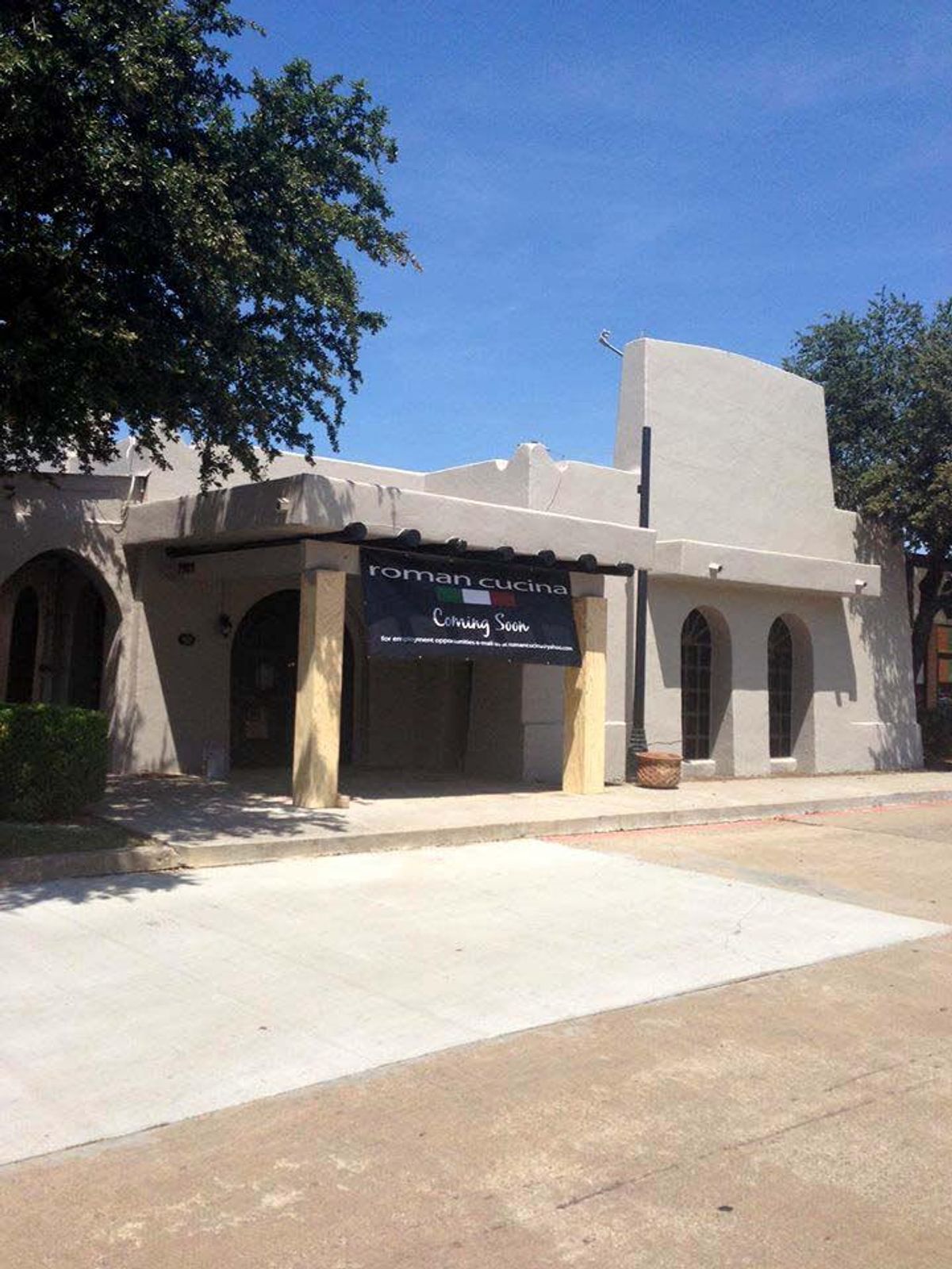 Construction at the new Dallas branch of Roman Cucina is underway ...
