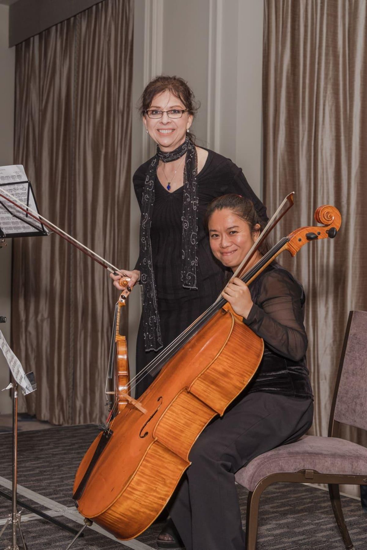 DSO violinist Sasha Adkins and cellist Nan Zhang - CultureMap Dallas