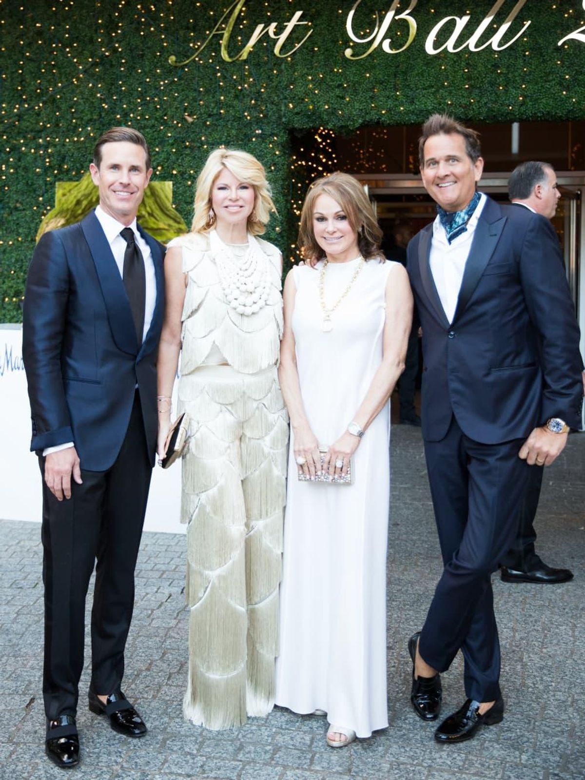 Shelby Wagner, Julie Hawes in Alberta Ferretti, Claire Emanuelson, Niven Morgan - CultureMap Dallas