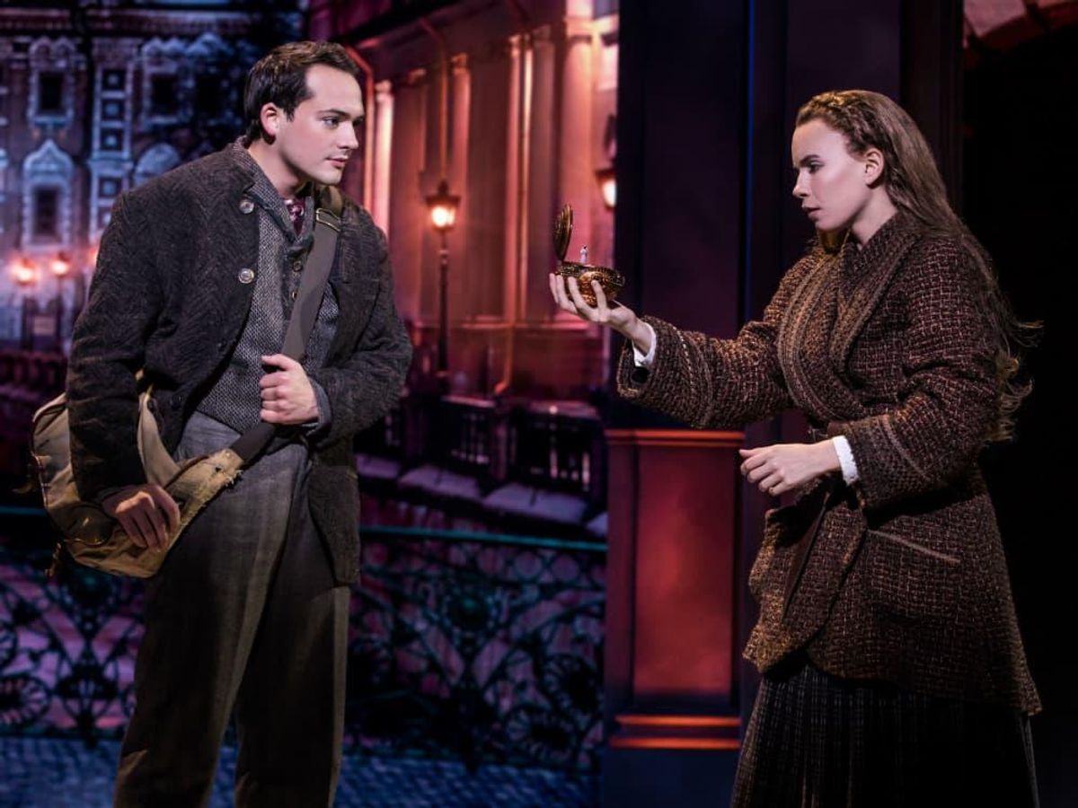 Stephen Brower and Lila Coogan in Anastasia. - CultureMap Dallas