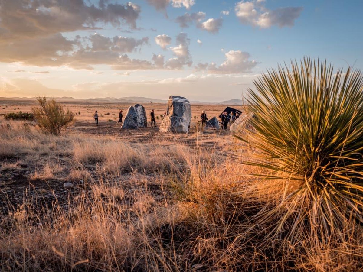 Stone Circle is the latest art installation bringing visitors to Marfa ...