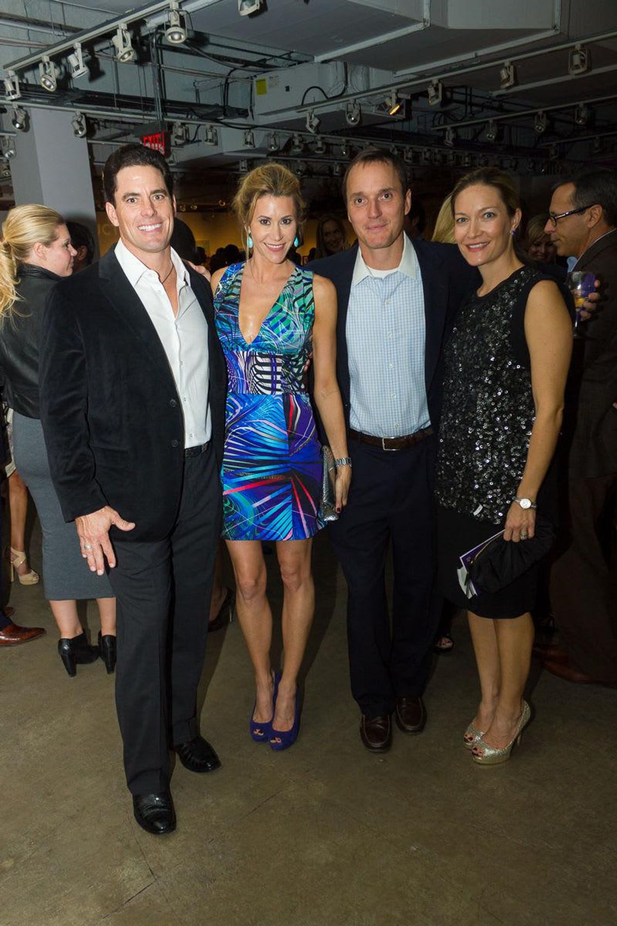 Pictured: Sarah and Thad Smith and Stacey and Charlie Beck at Art ...