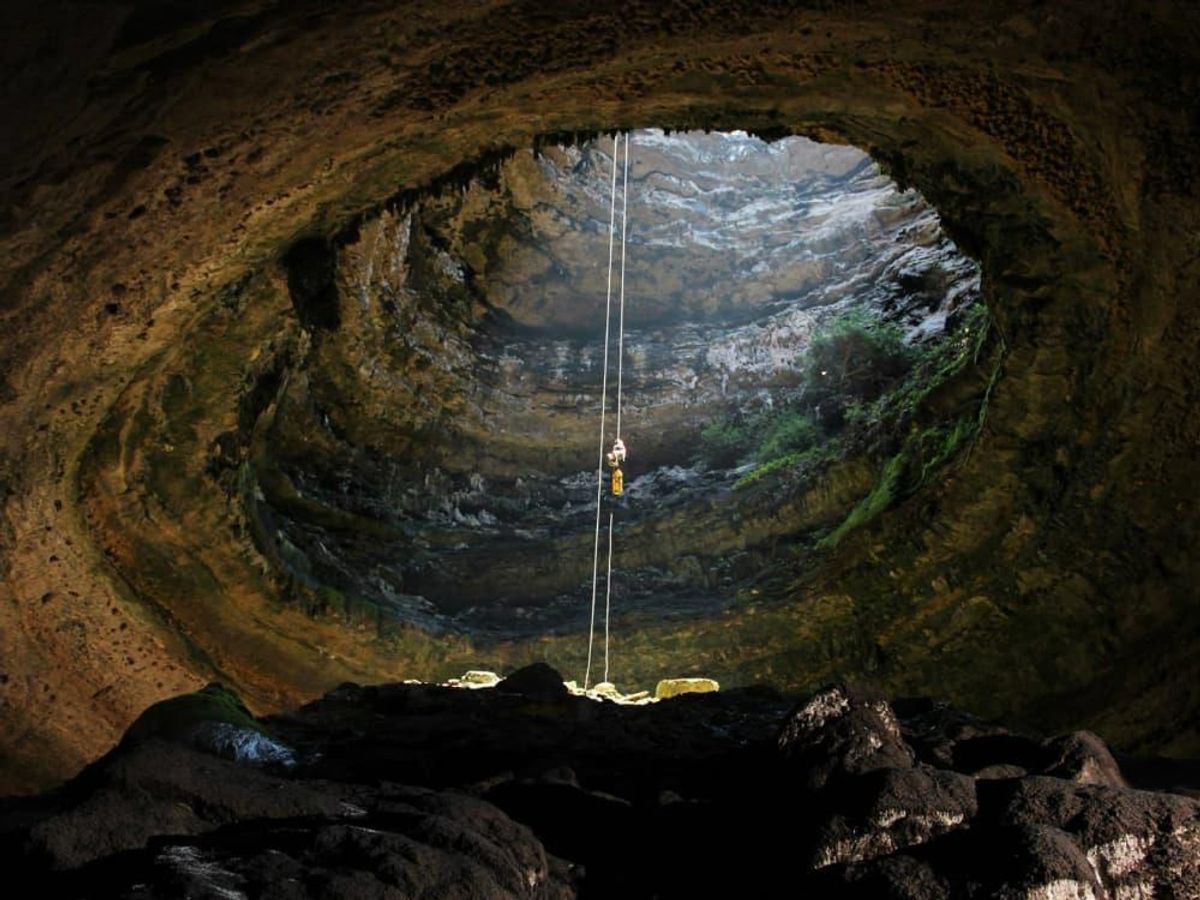 The Devil's Sinkhole in Rockspring. - CultureMap Dallas